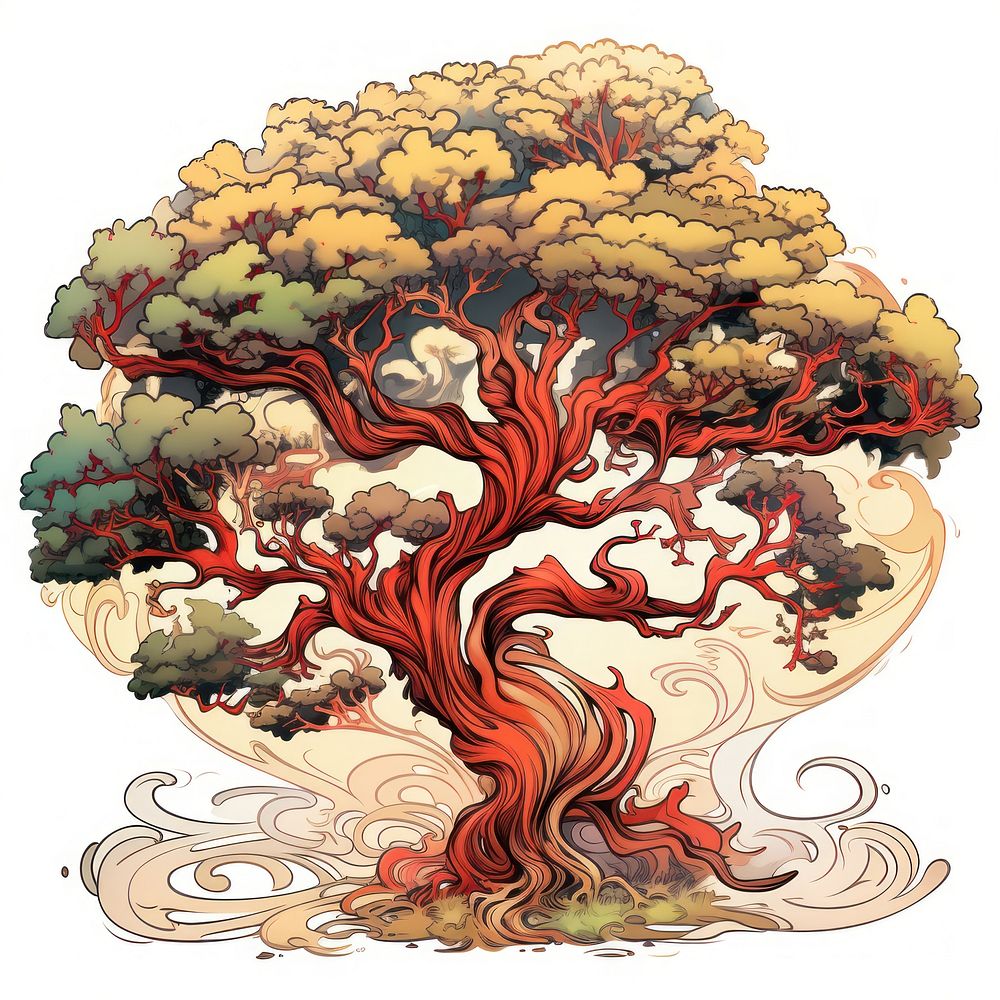 Tree drawing sketch plant. | Free Photo Illustration - rawpixel