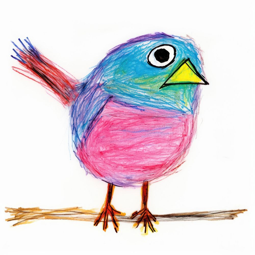 Baby bird drawing animal beak. | Premium Photo Illustration - rawpixel