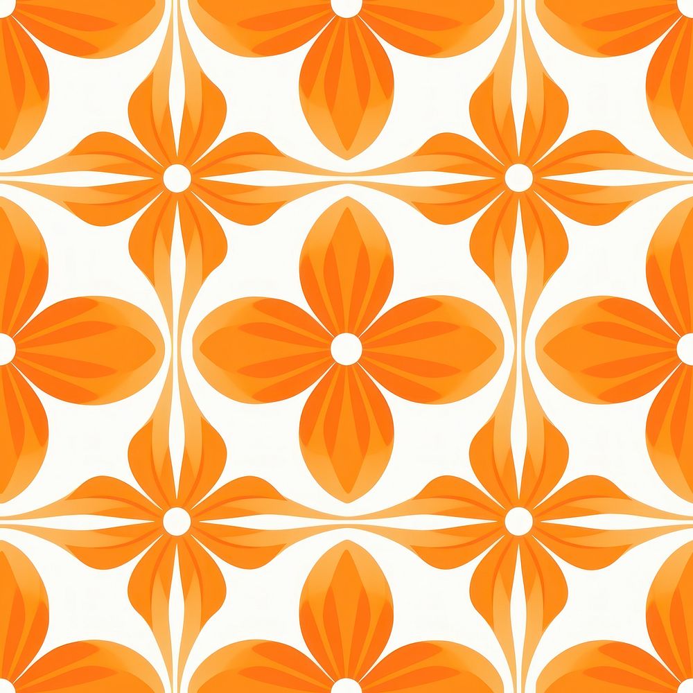 Orange pattern backgrounds kaleidoscope. AI | Premium Photo ...