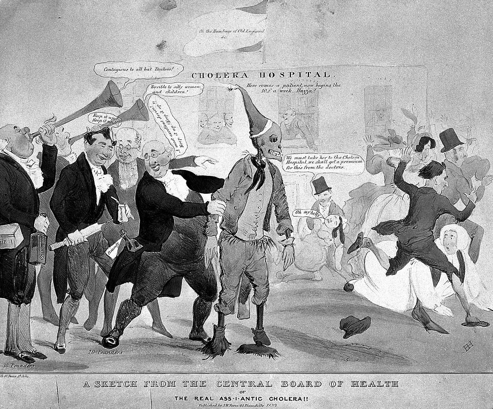 group doctors parade dummy skeleton's | Free Photo Illustration - rawpixel