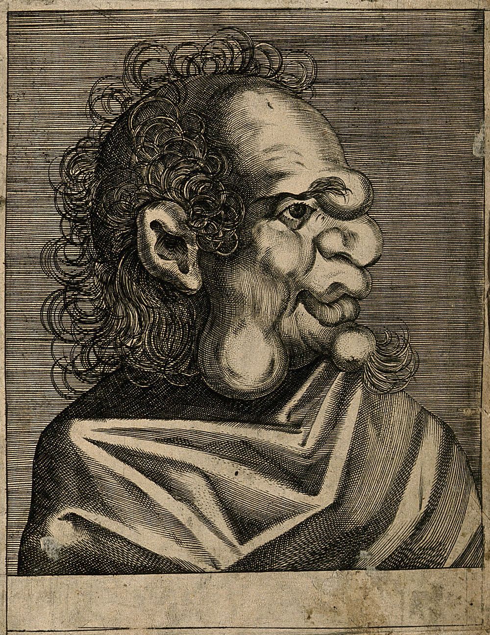 unnamed character grotesque face. Line | Free Photo Illustration - rawpixel