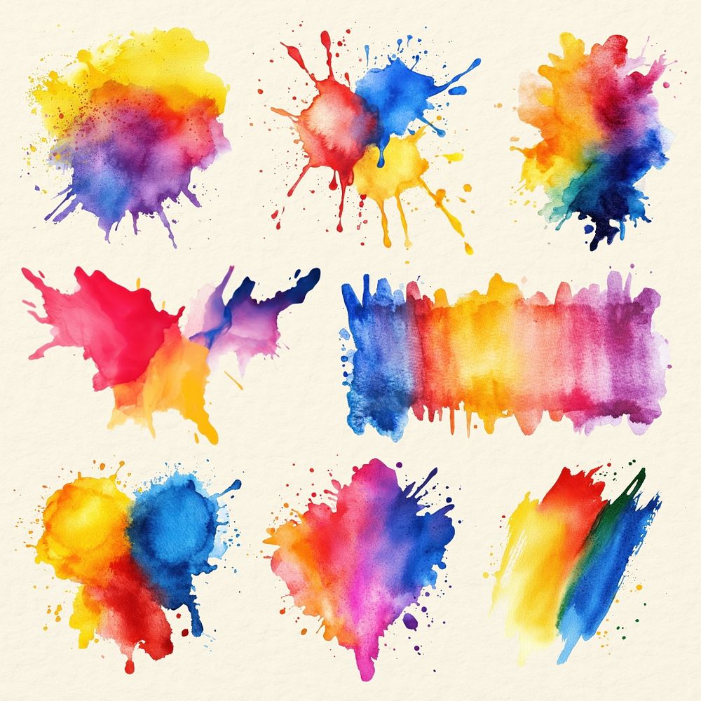 Watercolor splash effect design element | Free Photo - rawpixel
