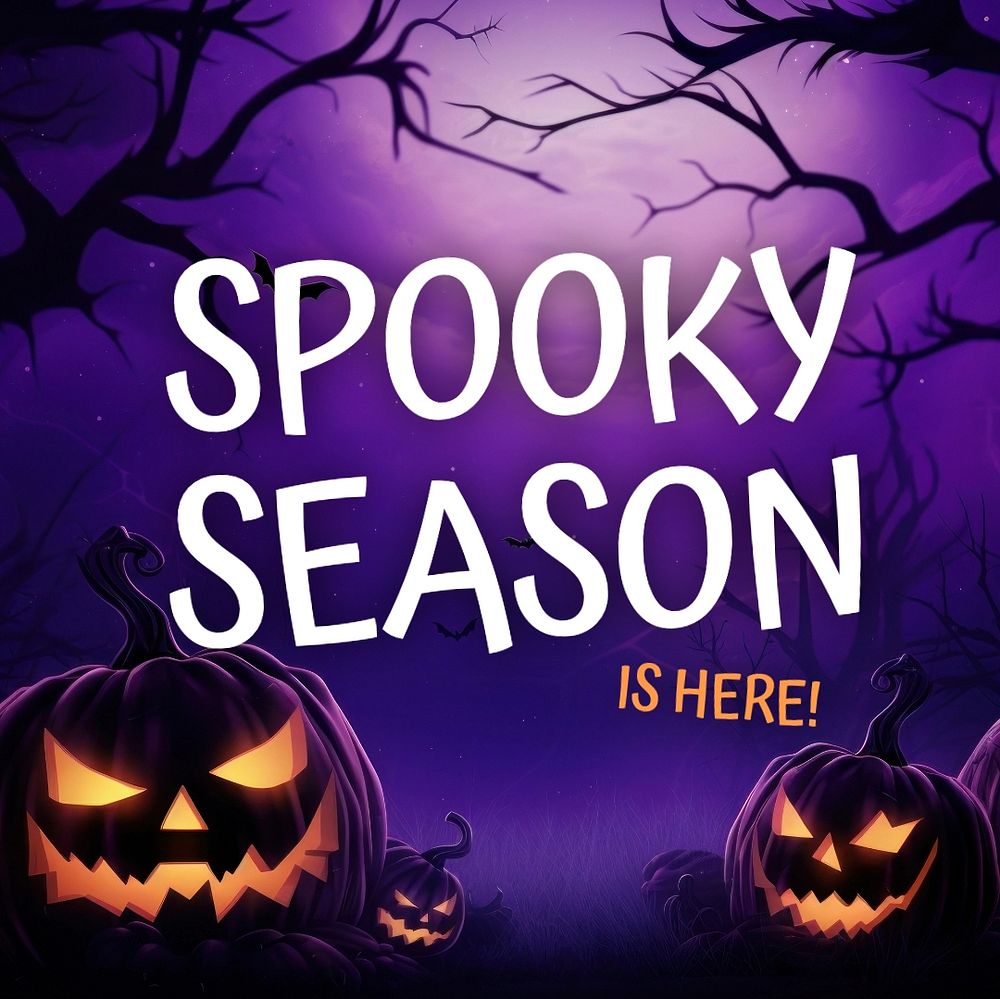 Spooky season Facebook post template | Free Photo - rawpixel