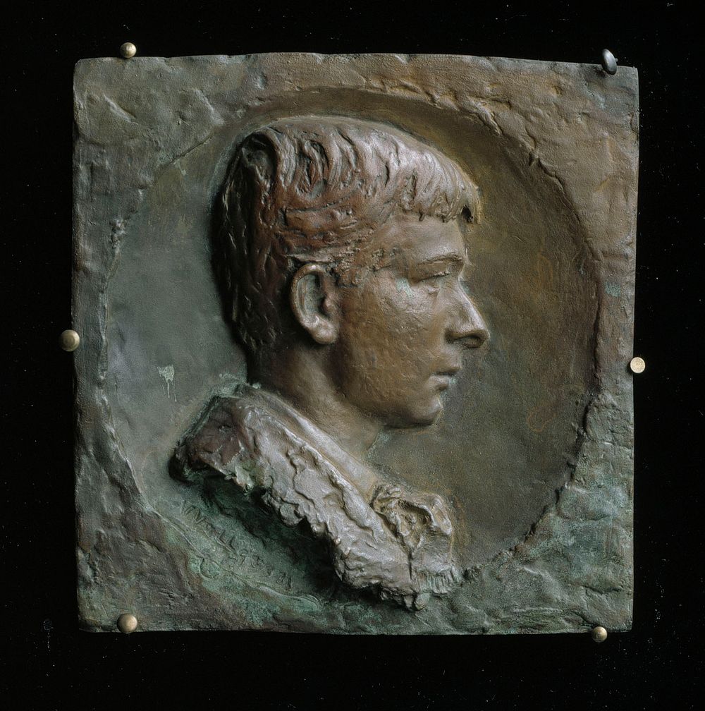 Portrait medallion aukusti uotila, 1878 | Free Photo Illustration ...