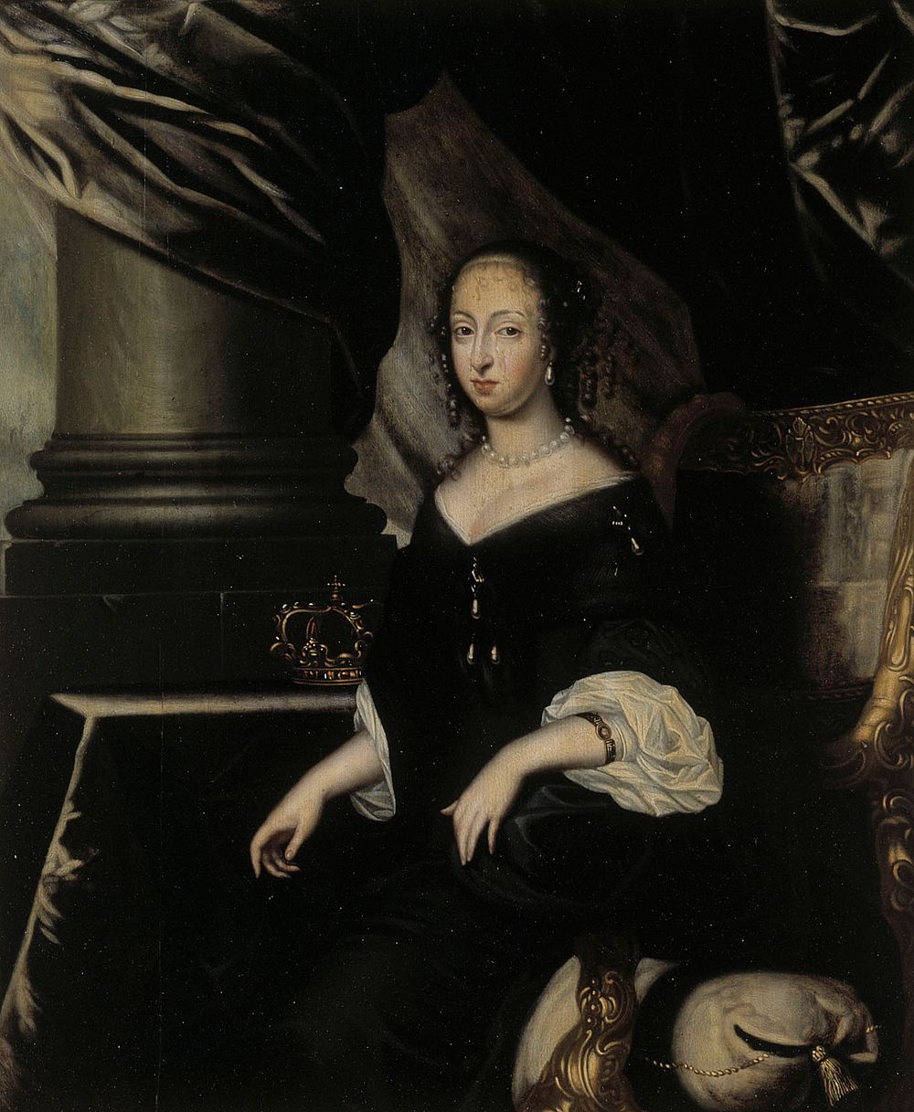 Queen hedvig eleonora, 1650 - | Free Photo Illustration - rawpixel
