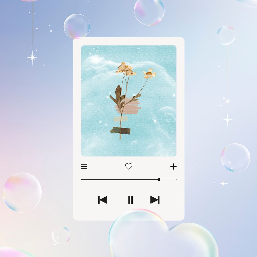 Aesthetic gradient song playlist background | Premium Photo - rawpixel