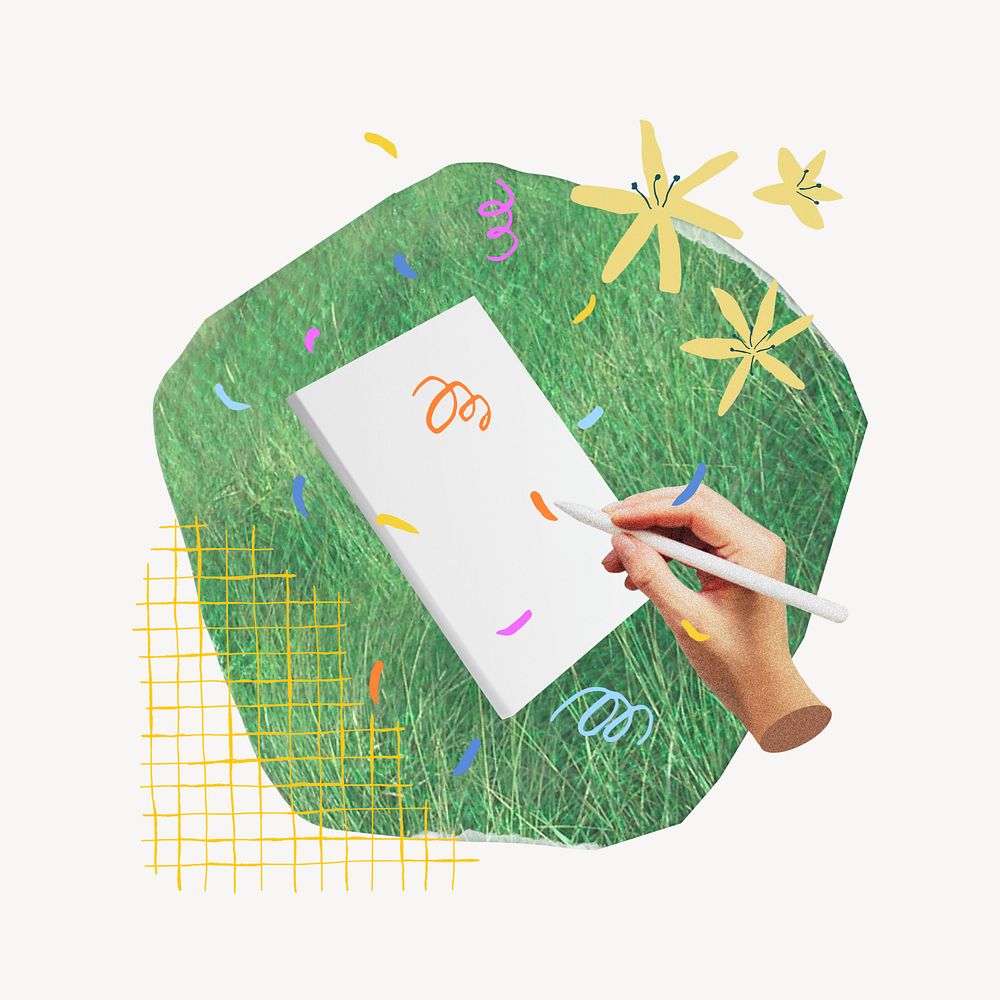 Aesthetic art drawing remix illustration | Photo - rawpixel