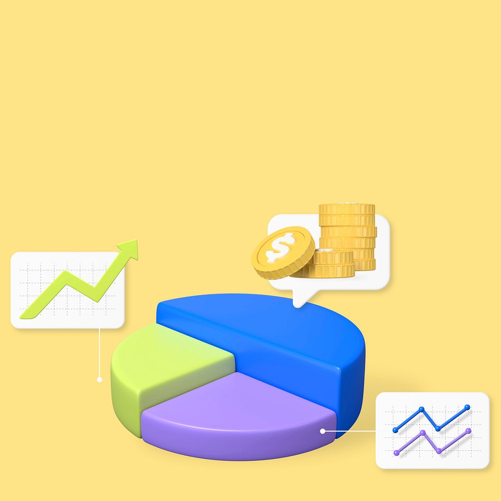 Expenditure infographic 3D rendered illustration | Premium Photo - rawpixel