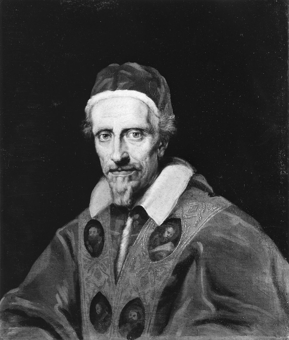 Portrait Pope Clement IX (3rd | Free Photo Illustration - rawpixel