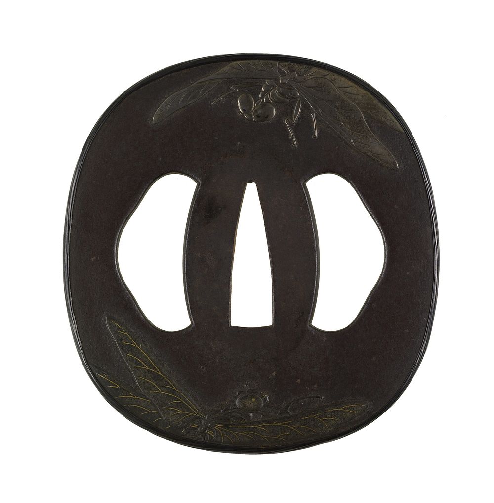 Tsuba Dragonflies (ca. 1800) Japanese | Free Photo - rawpixel