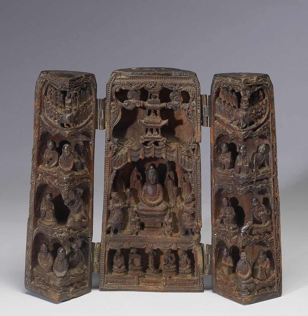 Portable Buddhist Shrine (10th-12th century | Free Photo - rawpixel