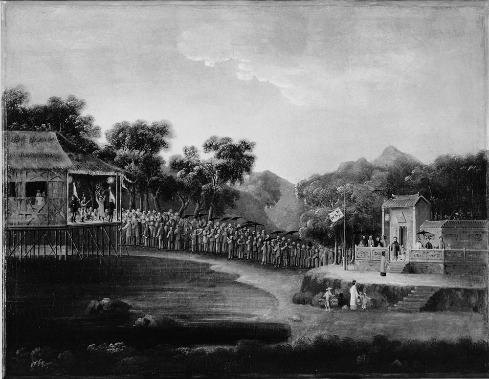 View Theater Canton (?) (1800-1850) | Free Photo Illustration - rawpixel