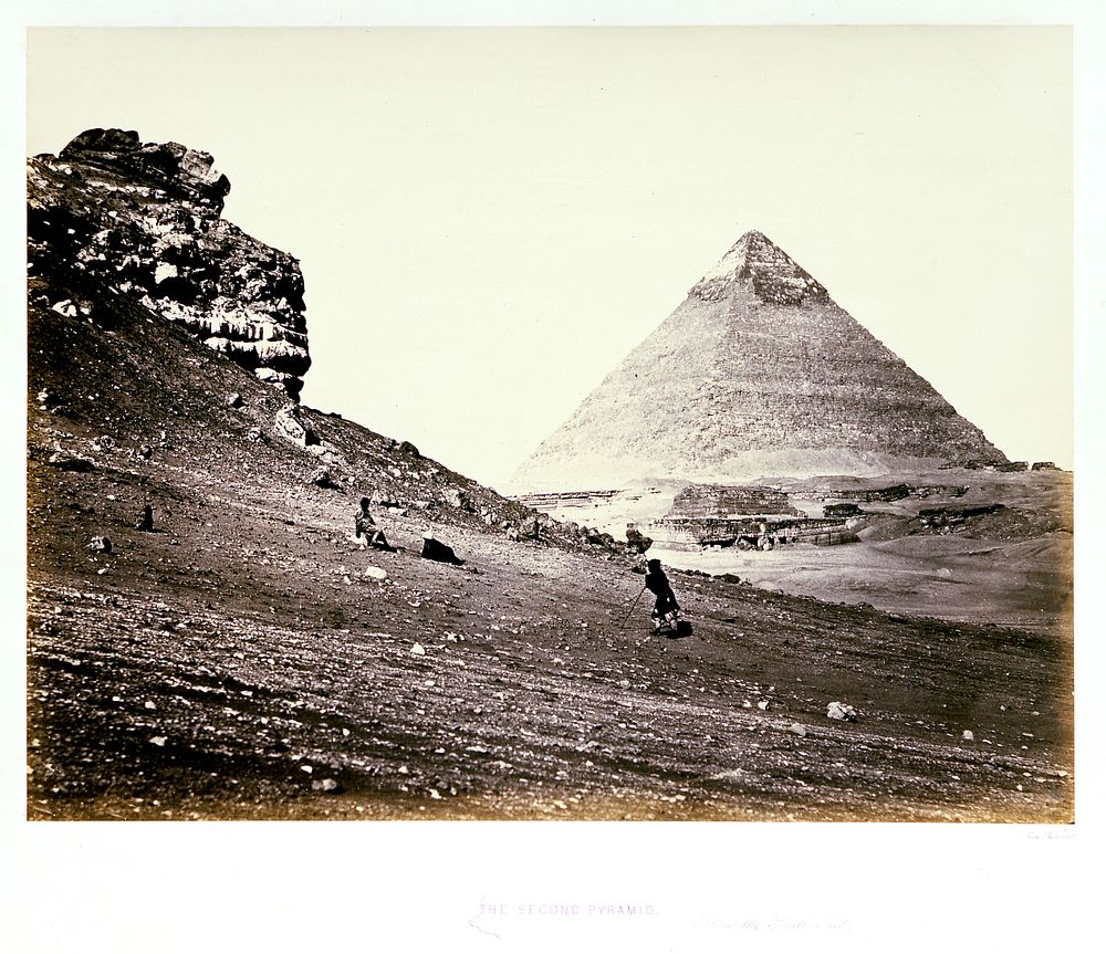 Second Pyramid, Southeast (c. 1860) | Free Photo - rawpixel