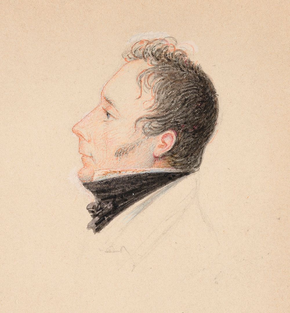 Portrait of a man, sketch | Free Photo Illustration - rawpixel