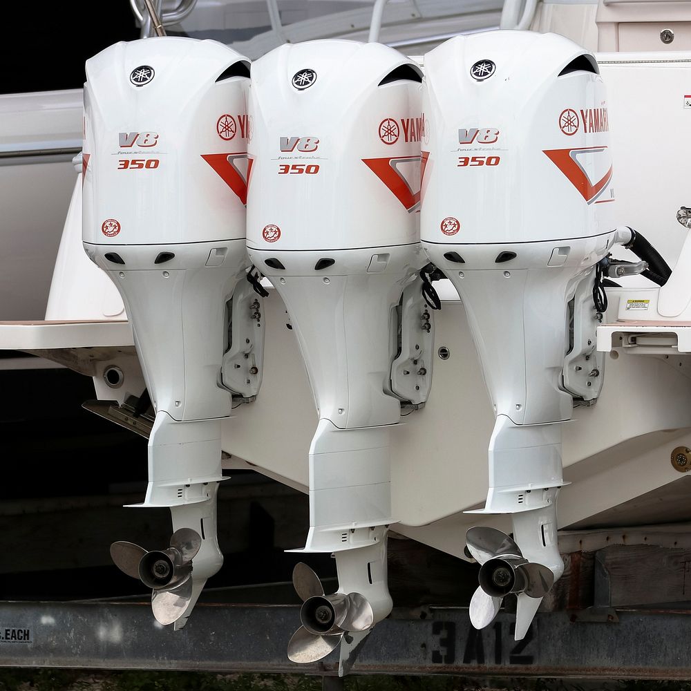 Yamaha V8 350 boat engines, | Free Photo - rawpixel