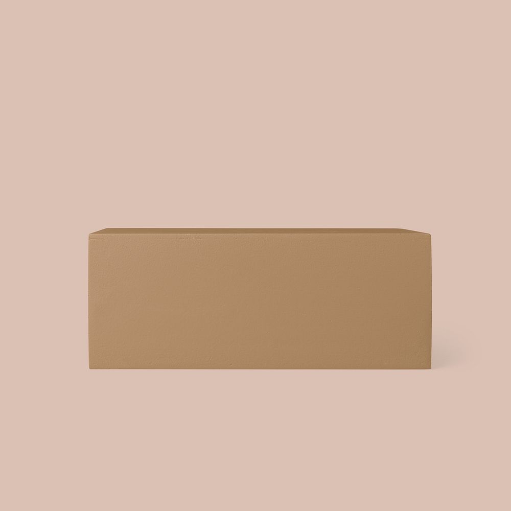 Brown rectangle shape, geometric design | Free Photo - rawpixel