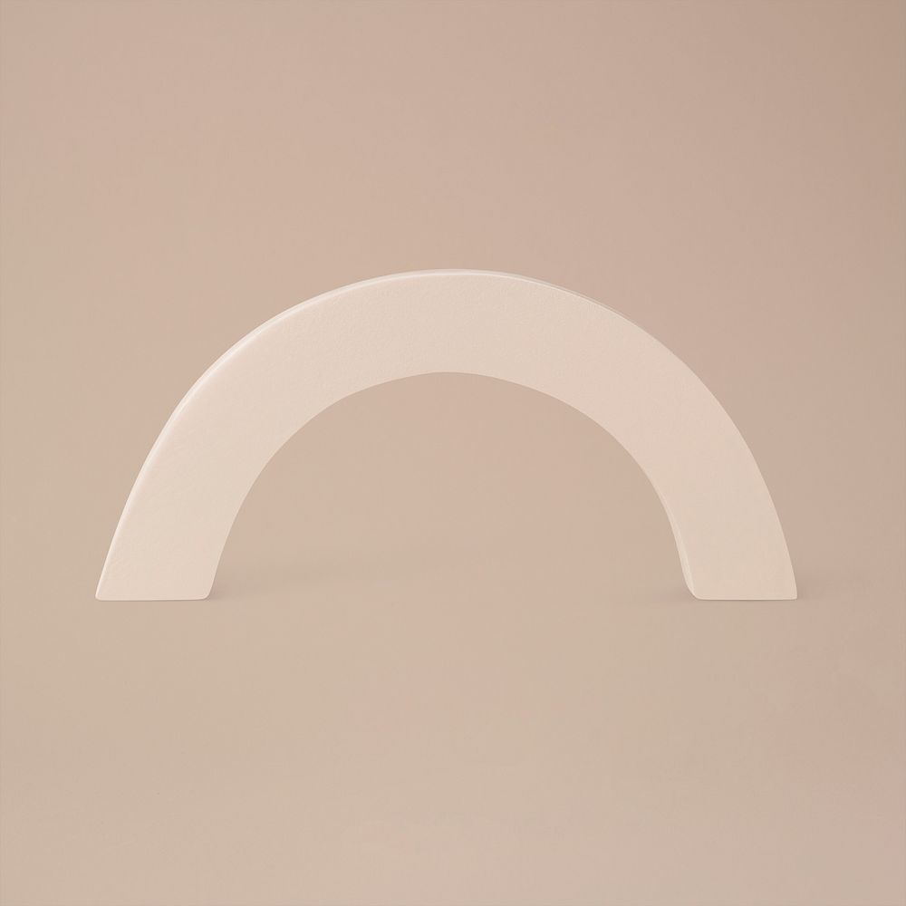 Beige arch shape, geometric design | Free Photo - rawpixel