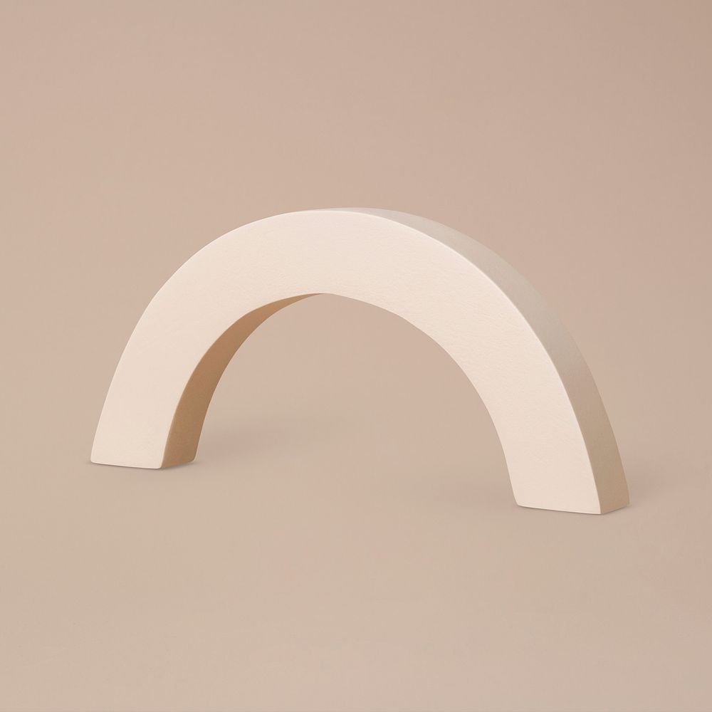 Beige arch shape, geometric design | Free Photo - rawpixel