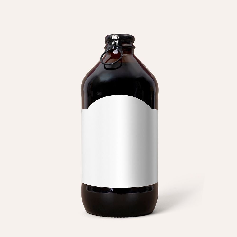 Glass bottle blank label, product | Free Photo - rawpixel