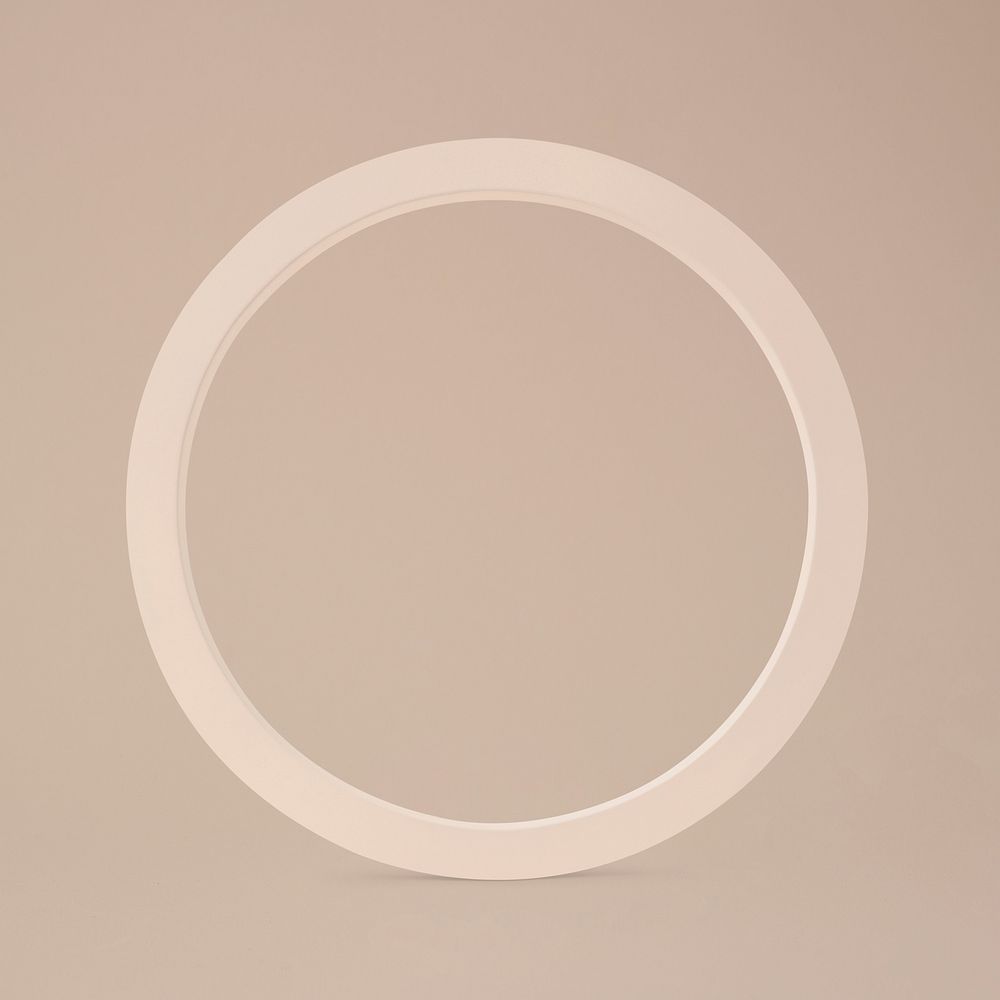 Beige round frame, geometric design | Free Photo - rawpixel