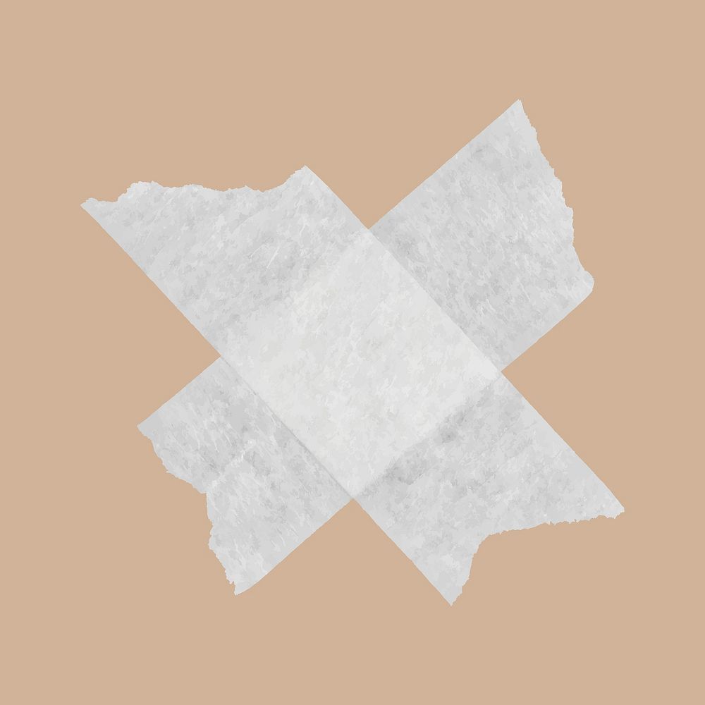 Kraft tape, crossed shape design | Premium Vector - rawpixel