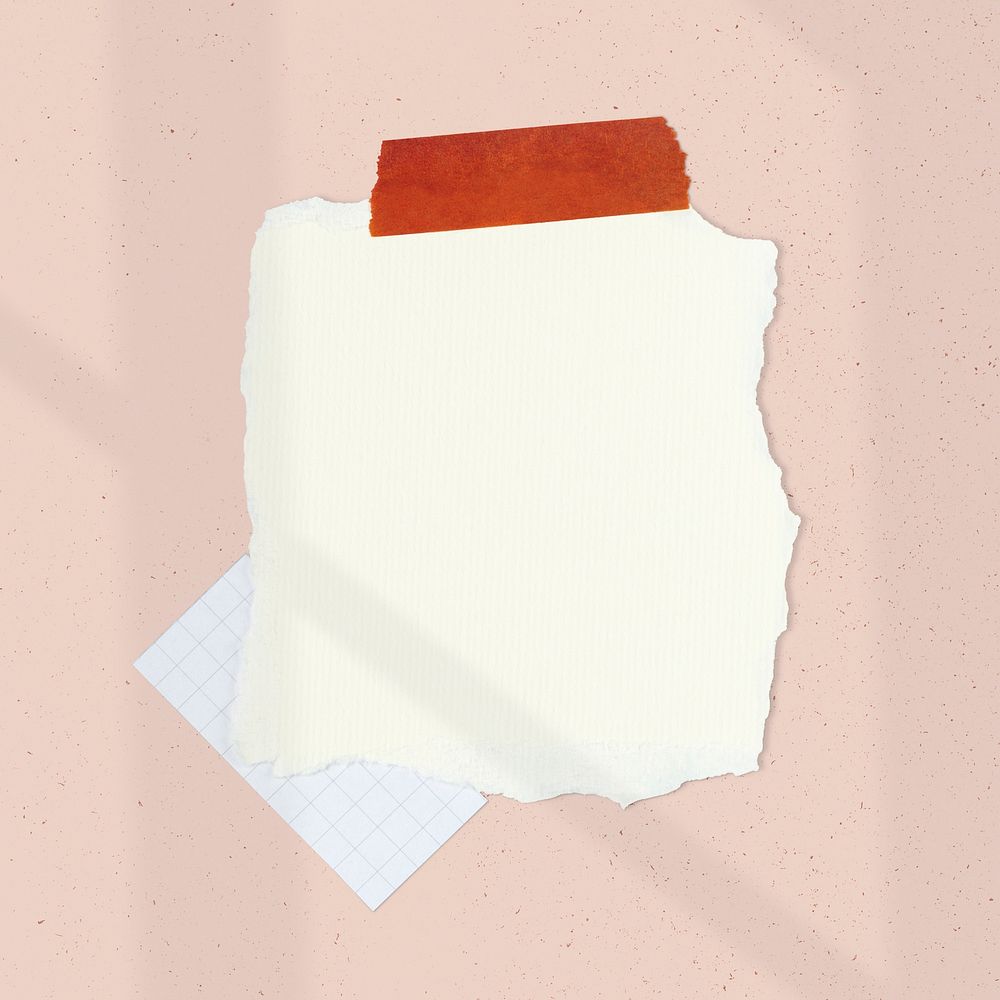 Ripped paper note clipart, cute | Free Photo - rawpixel