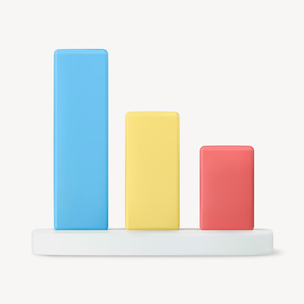 Declining bar chart clipart, business | Premium Vector Illustration ...