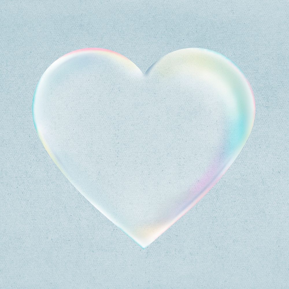 Holographic soap bubble sticker, cute | Premium PSD - rawpixel