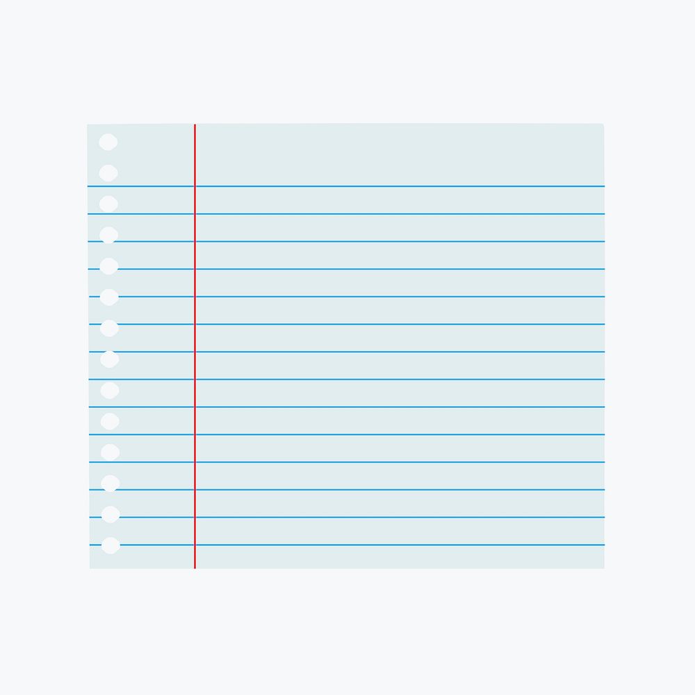 Ruled journal sticker note digital | Premium Vector - rawpixel