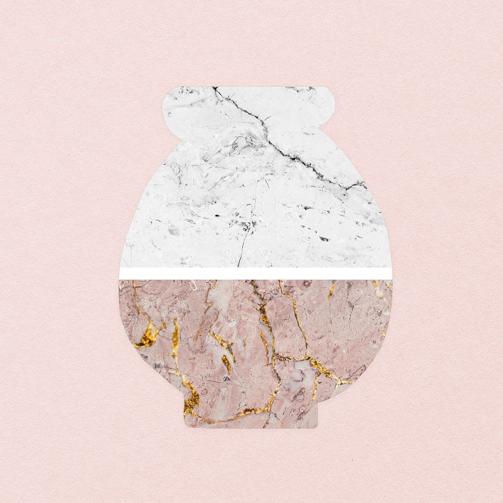 Pink marble vase, aesthetic pastel | Free Photo - rawpixel