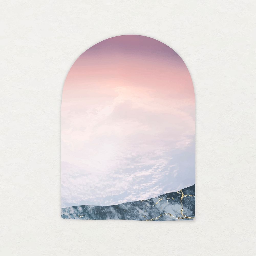 Aesthetic arch shape clipart, pink | Premium Vector - rawpixel