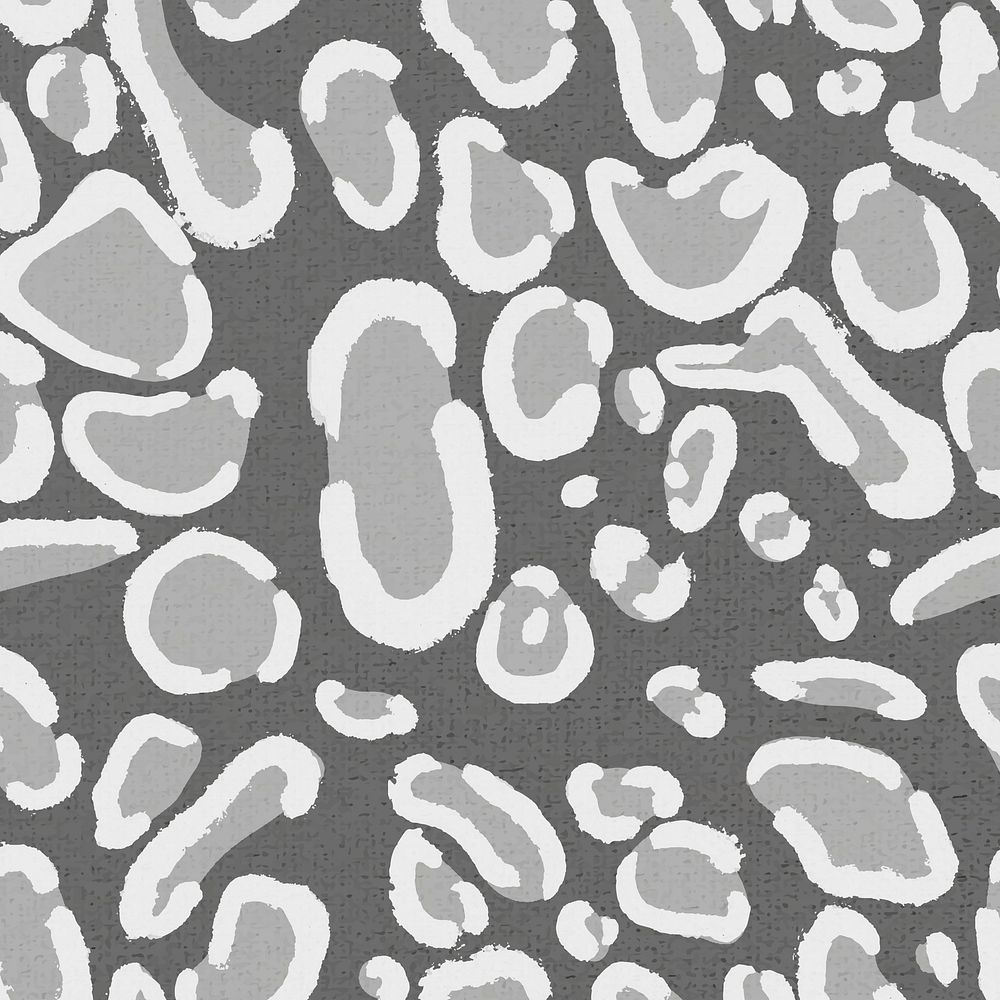 Gray leopard pattern background seamless, | Free Vector - rawpixel