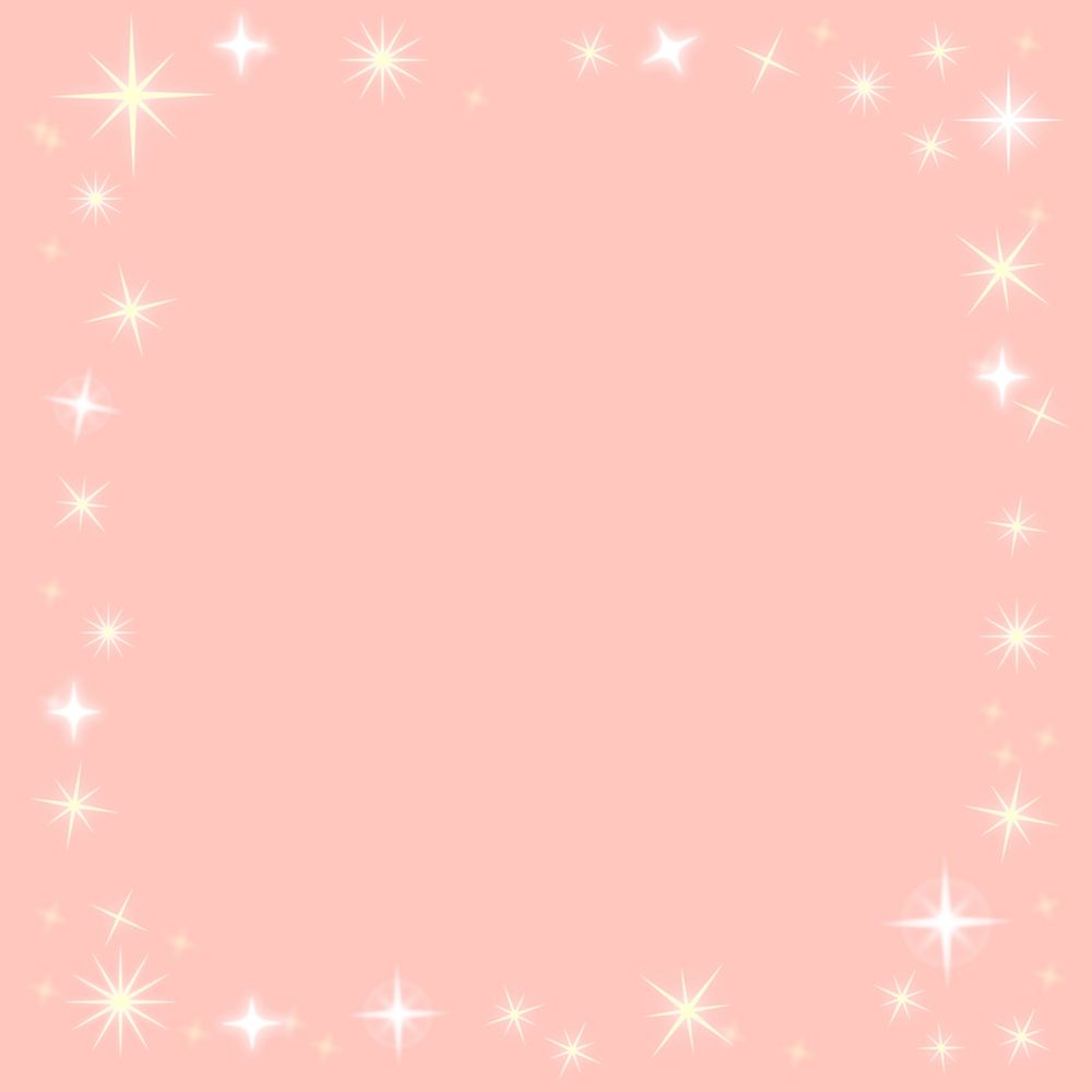 White stars frame, festive pink | Free Photo - rawpixel