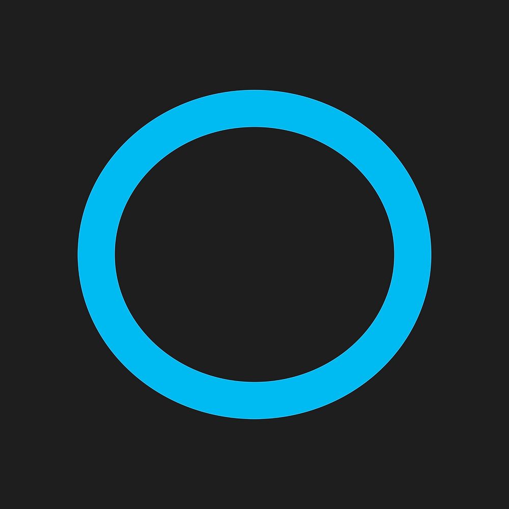 Blue circle frame shape, geometric | Premium Vector - rawpixel