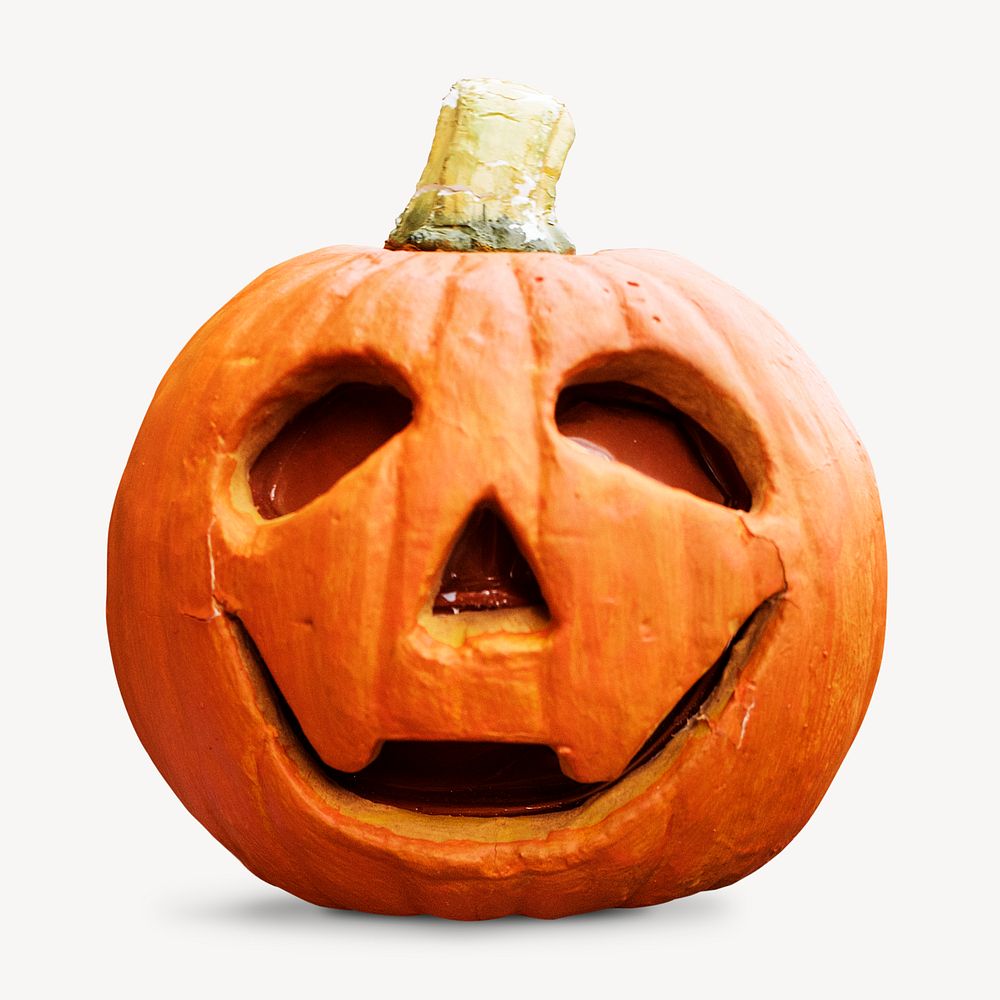 Halloween jack-o'-lantern collage element psd | Premium PSD - rawpixel