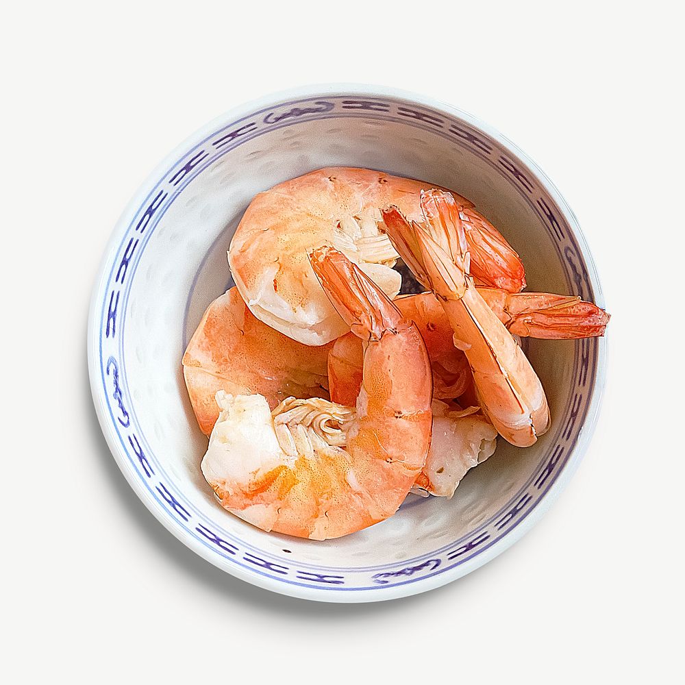 Boiled shrimp collage element psd | Premium PSD - rawpixel