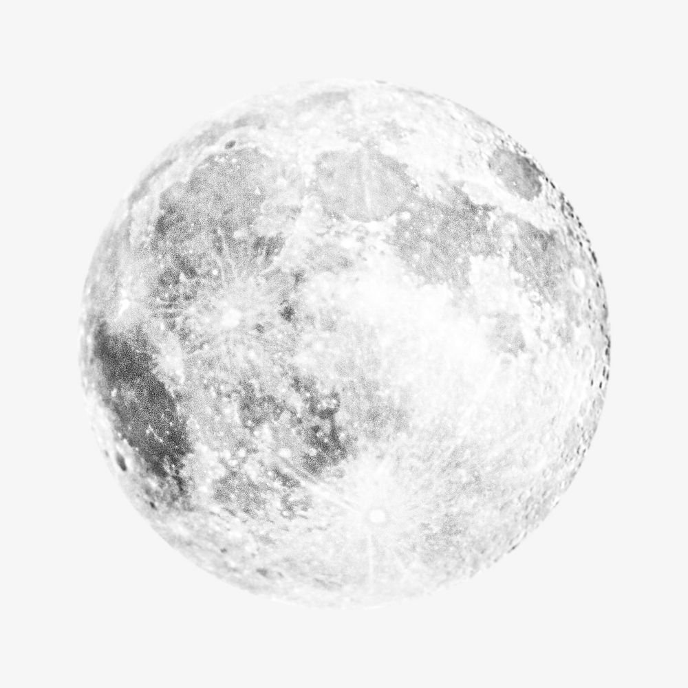 Full moon isolated design | Free Photo - rawpixel