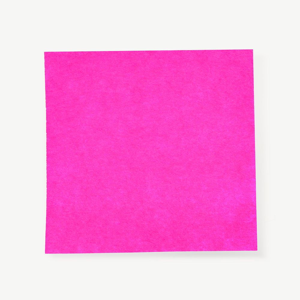 Pink sticky note collage element | Premium PSD - rawpixel