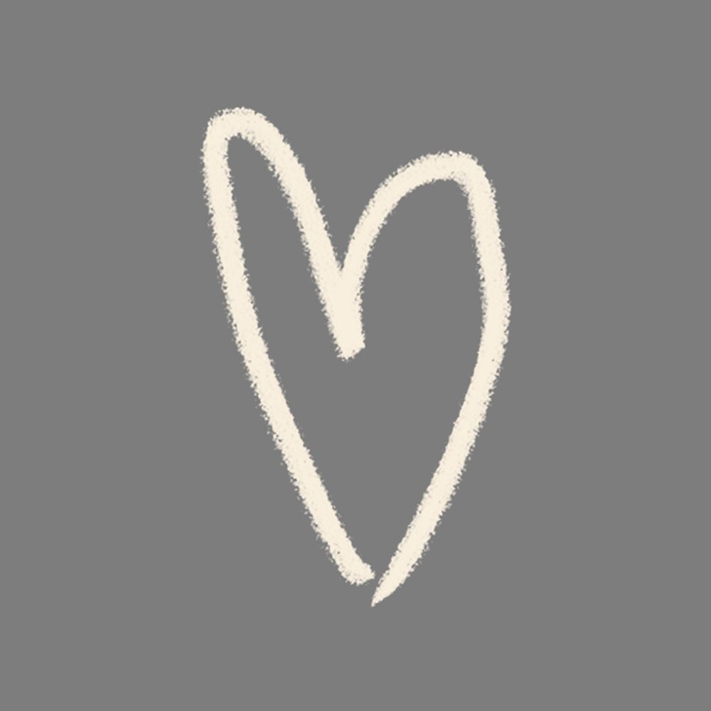 Cute beige heart clipart psd | Premium PSD - rawpixel