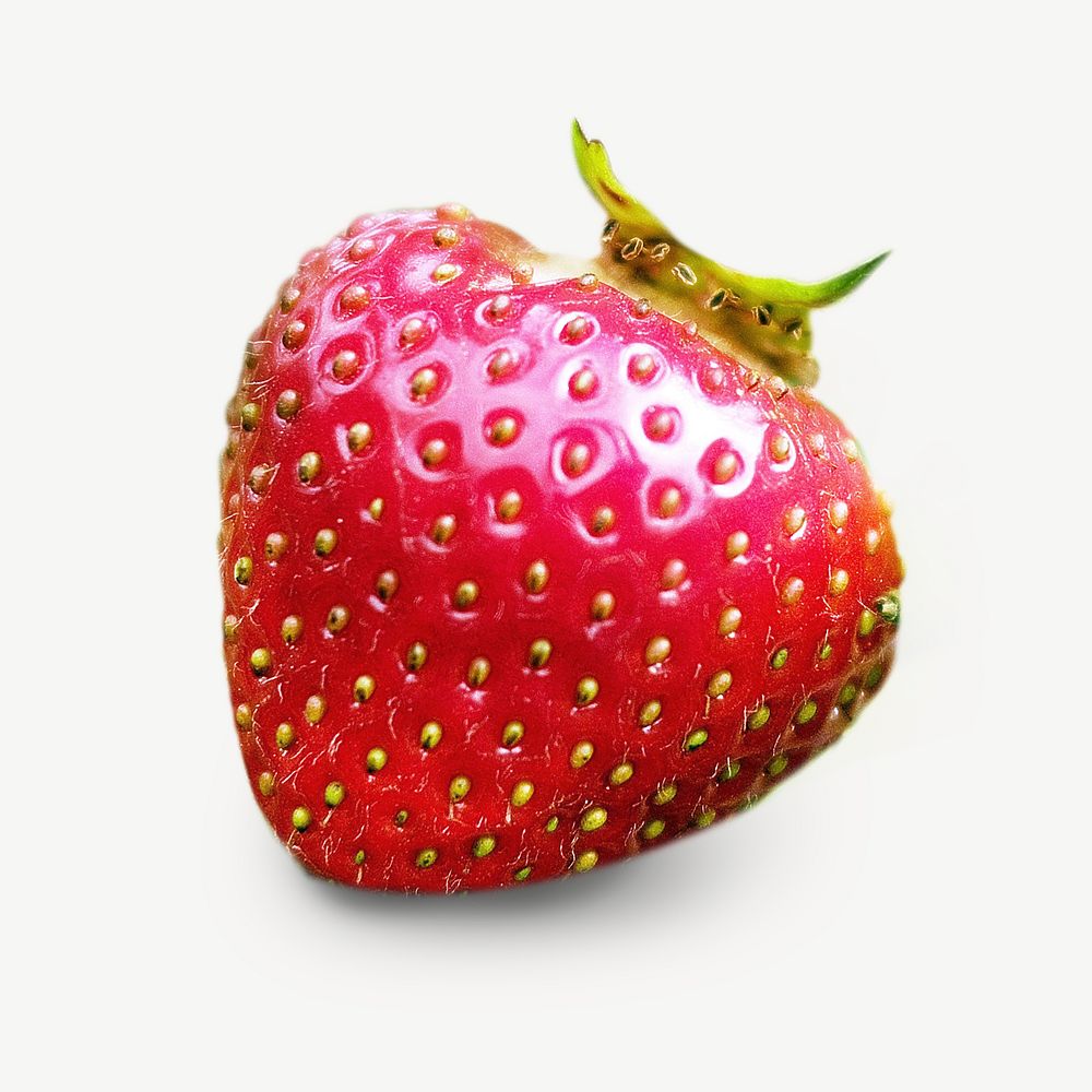 Strawberry fruit collage element, isolated | Premium PSD - rawpixel