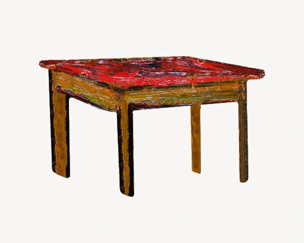 Van Gogh's table collage element | Premium PSD Illustration - rawpixel