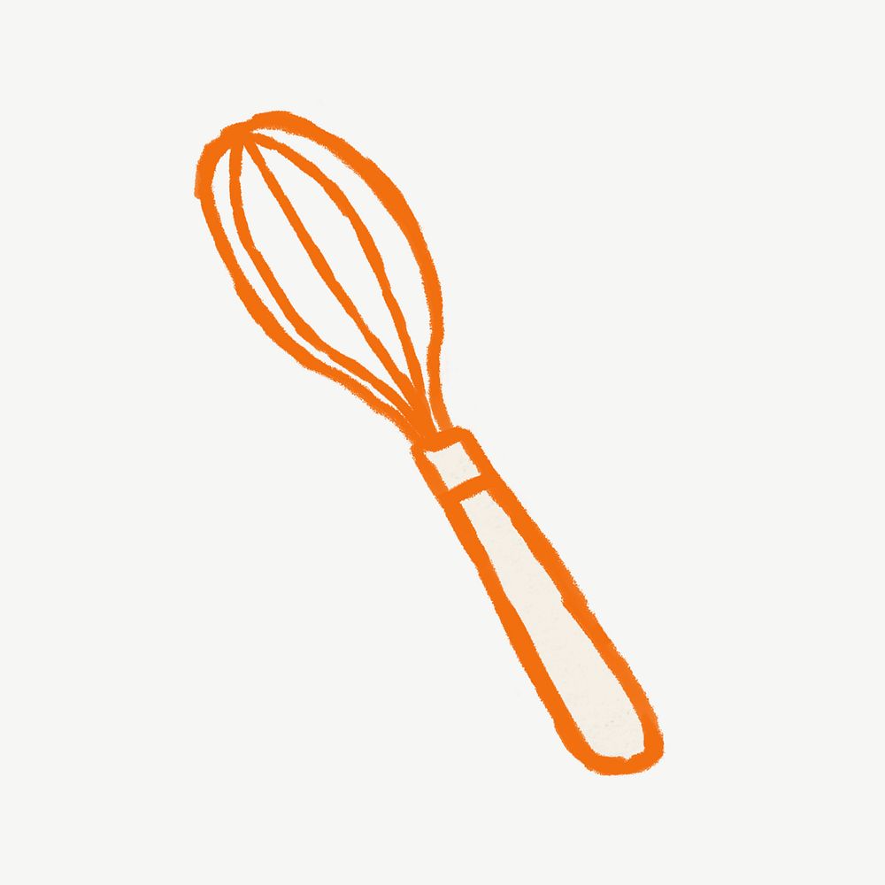 Whisk hand drawn illustration psd | Premium PSD - rawpixel