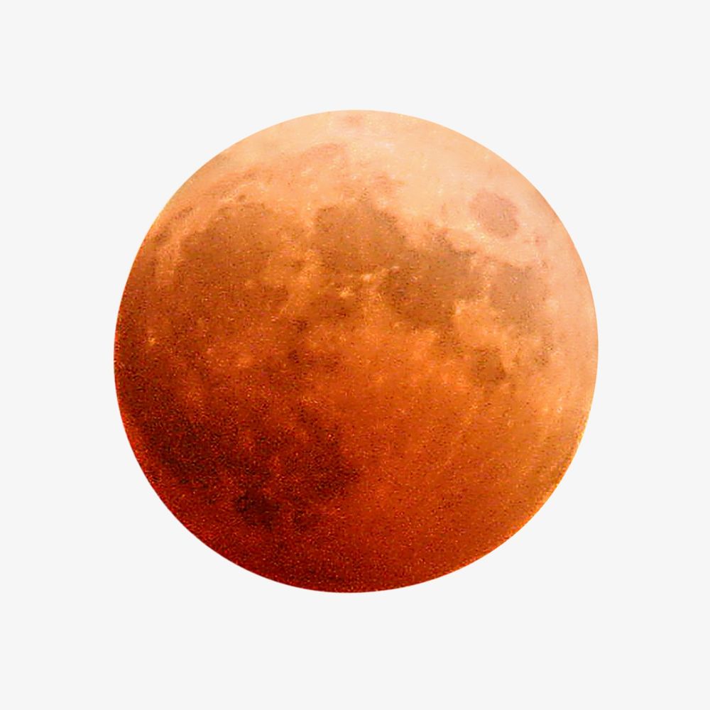 Orange Moon, isolated image | Free Photo - rawpixel