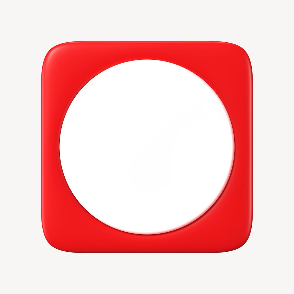 3D square shape clipart, pink | Premium PSD Illustration - rawpixel