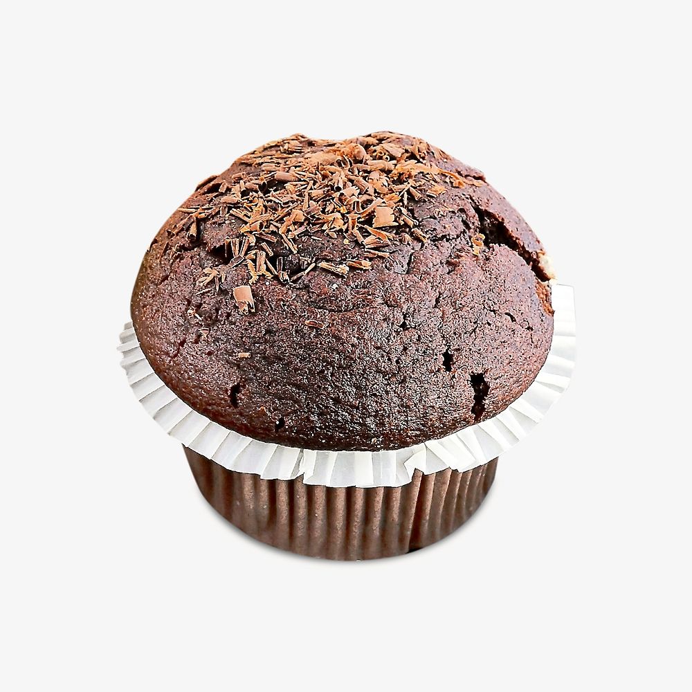 Muffin image on white | Free Photo - rawpixel