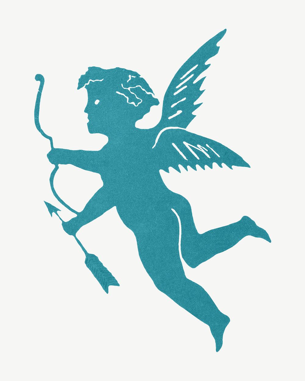 Cupid bow & arrow, illustration | Premium PSD - rawpixel