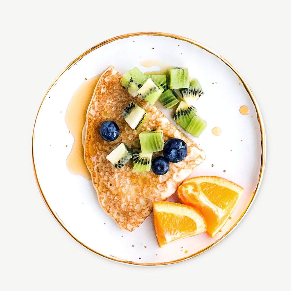 Crepe pancake collage element psd | Premium PSD - rawpixel