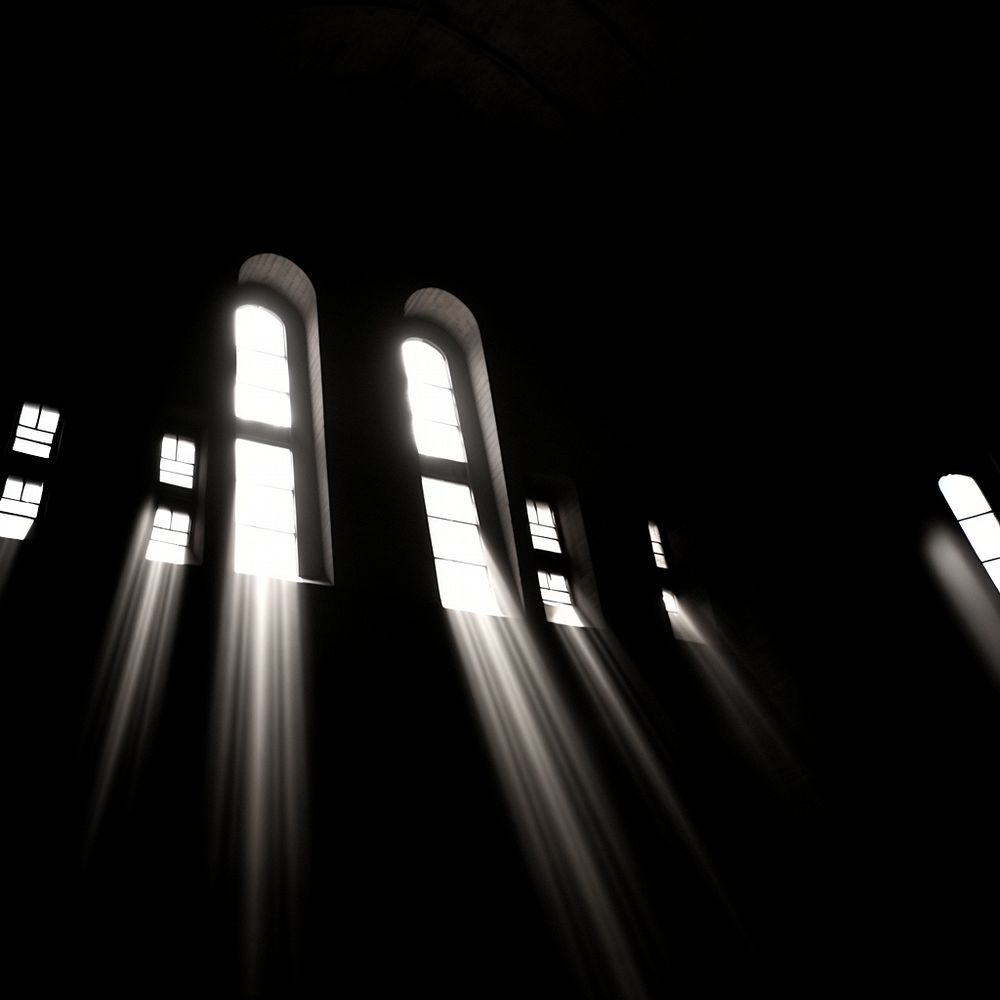 church light window architecture monochrome | Premium Photo - rawpixel