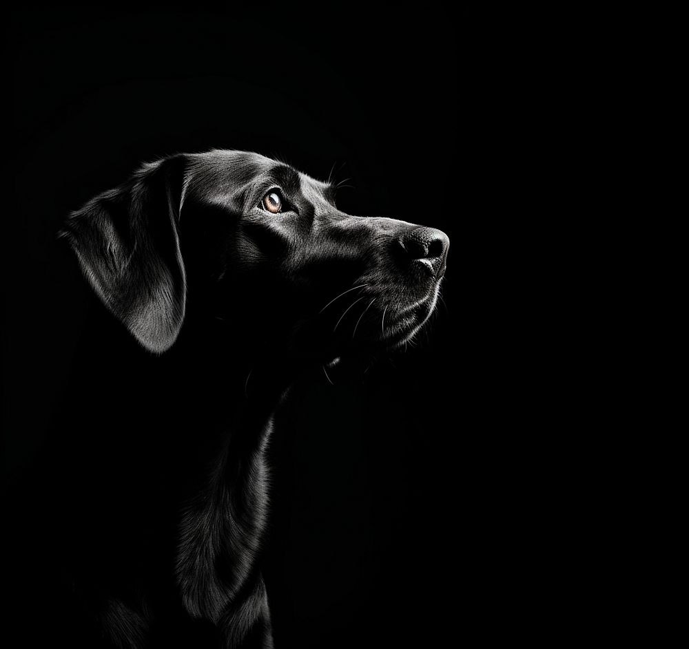 dog black animal mammal. | Premium Photo - rawpixel