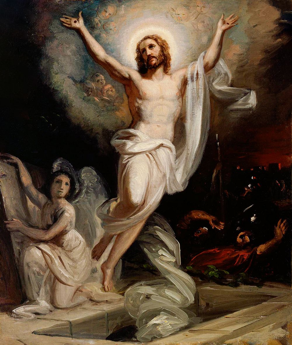 Resurrection Christ Robert Wilhelm Ekman | Free Photo Illustration ...